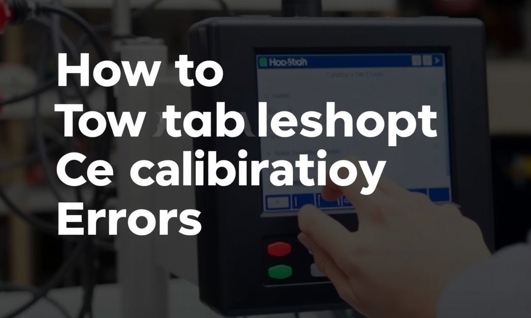 Mastering Calibration Errors Essential Troubleshooting Tips